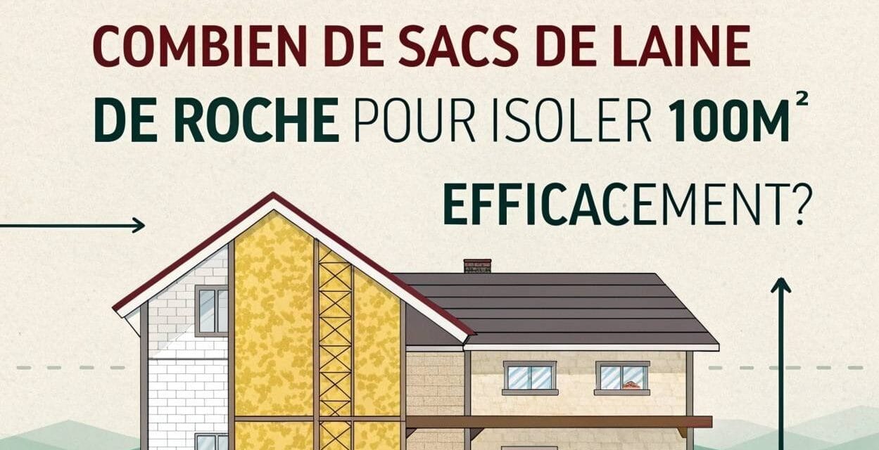 Combien De Sac De Laine De Roche Pour 100m2