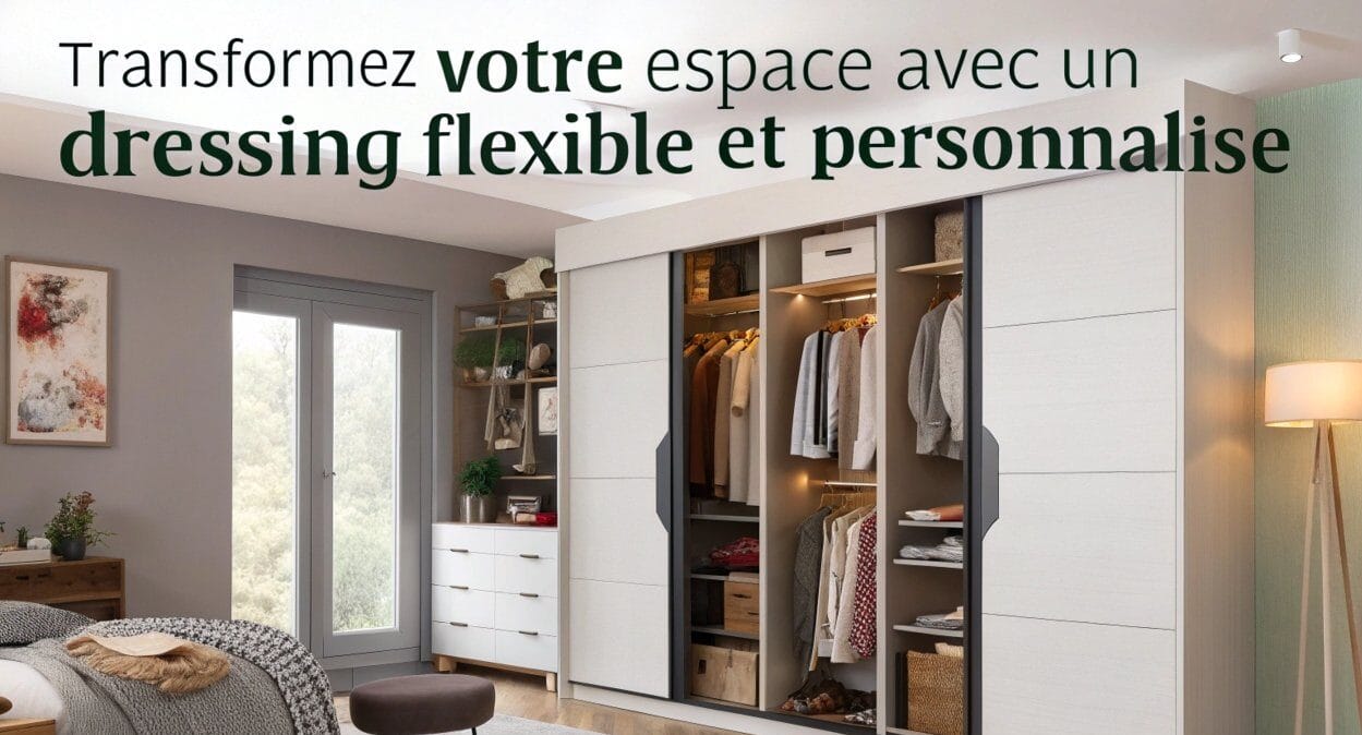 🛋️ Un dressing flexible pour un espace unique